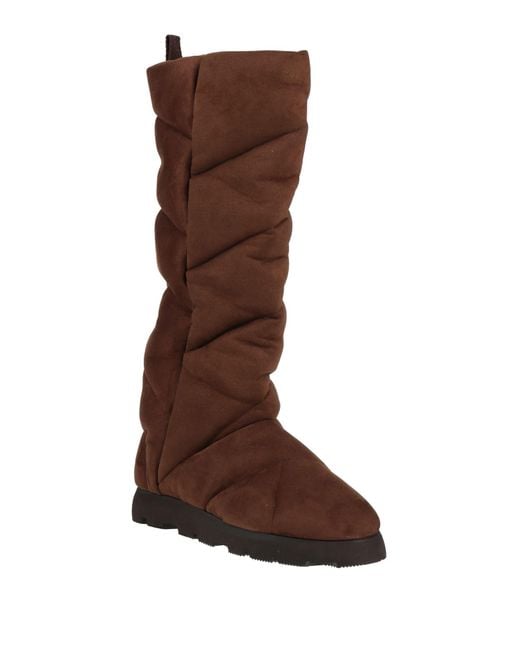 PIUMESTUDIO Chocolate Boot Synthetic Fibers in Brown | Lyst
