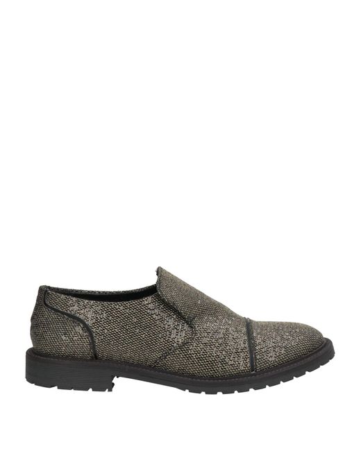 Tipe E Tacchi Loafers Textile Fibers in Gray | Lyst
