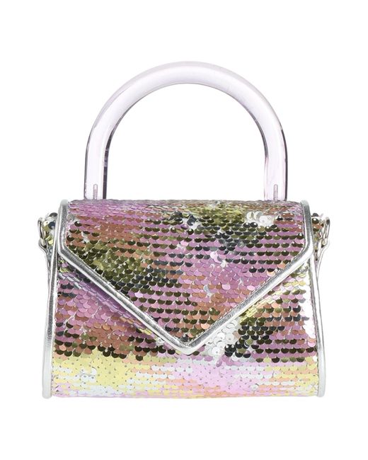 Gedebe Handbag Leather, Textile Fibers in White | Lyst