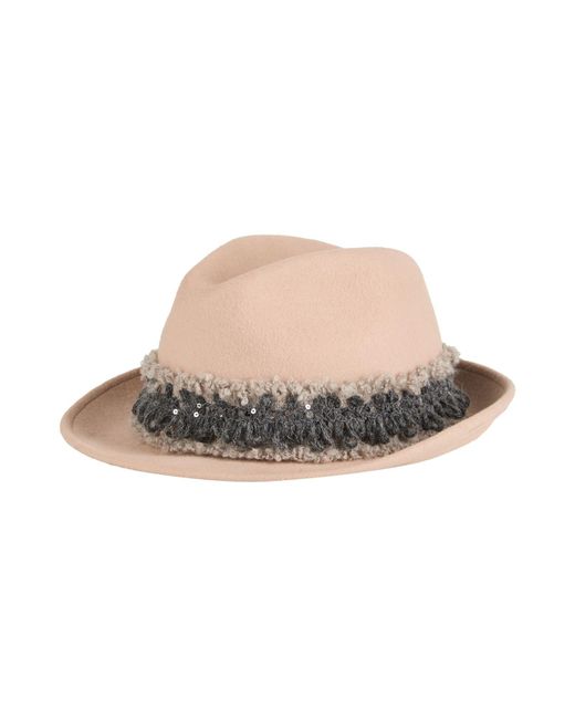 Gaynor Hat Wool in Natural | Lyst