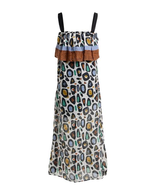 Tela Maxi Dress Ramie in White | Lyst