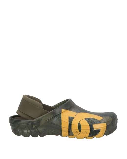 Dolce & Gabbana Military Mules & Clogs Rubber, Lycra in Green for Men ...