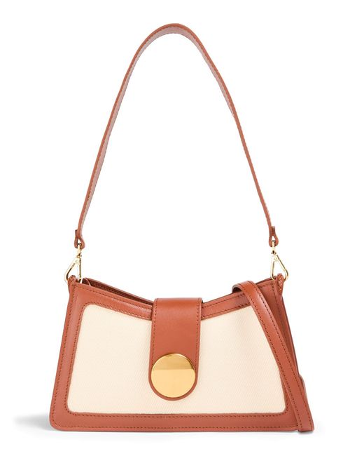 Elleme Shoulder Bag Cowhide, Textile Fibers in White | Lyst