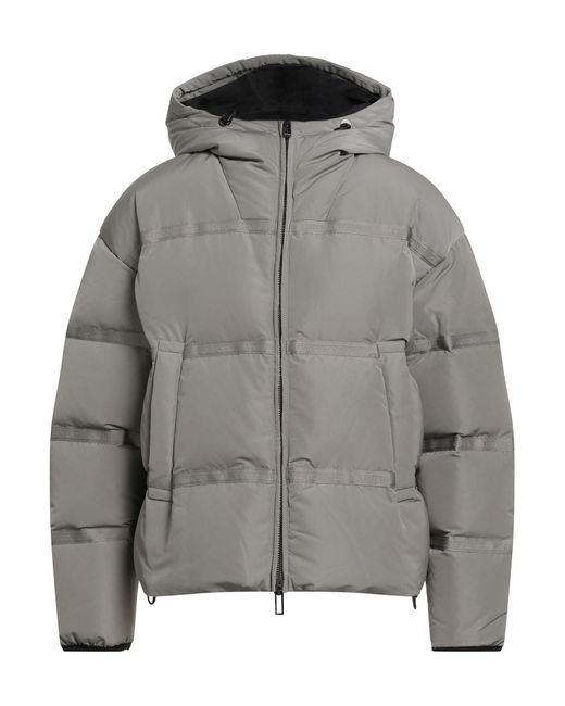 Emporio Armani Puffers in Grey for Men | Lyst UK