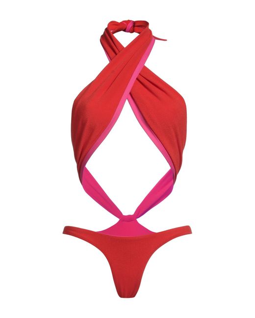 Reina Olga One-piece Swimsuit in Red | Lyst Reina Olga One-piece Swimsuit in Red | Lyst