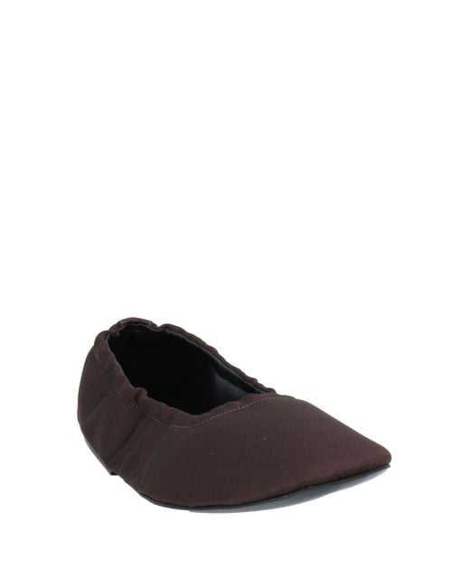 Aera Ballet Flats Textile Fibers in Brown | Lyst