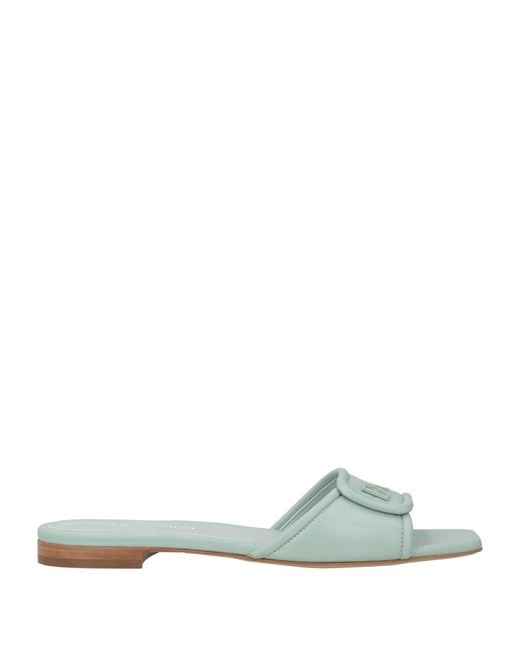 Emporio Armani Sandals in Green | Lyst UK