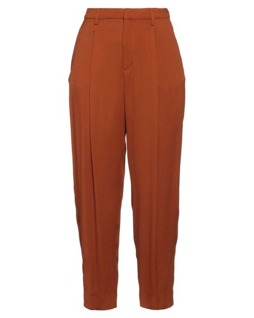 Manila Grace Trouser in Red | Lyst UK