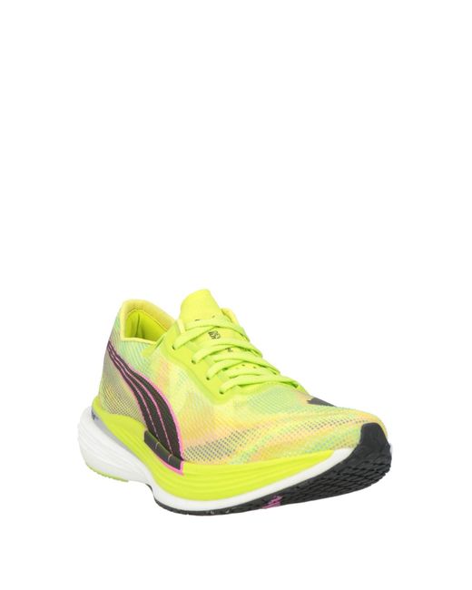PUMA Nitro Elite Sneakers Textile Fibers in Yellow | Lyst
