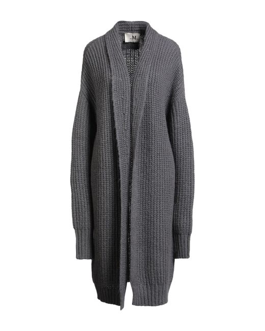 THE M.. The Cardigan Merino Wool, Acrylic, Polyamide in Grey | Lyst UK