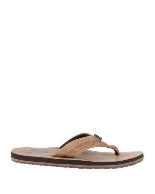 Reef Thong Sandal Leather in Brown for Men | Lyst