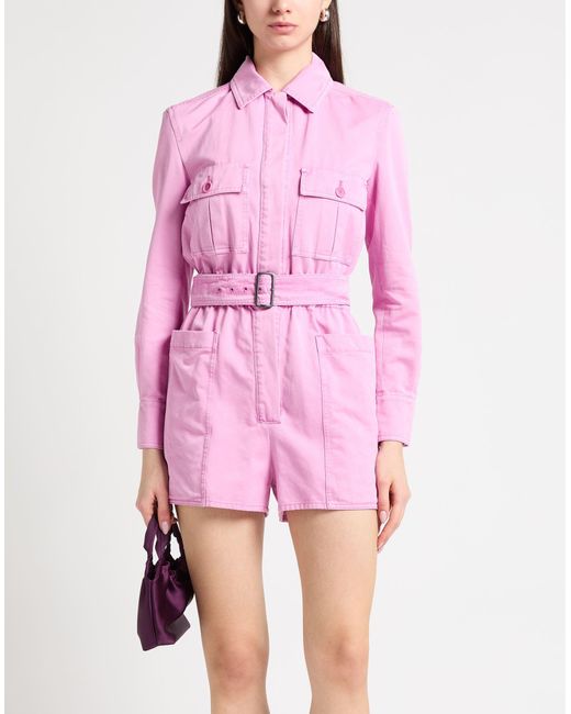 Max Mara Sfilata Playsuit Cotton in Pink | Lyst