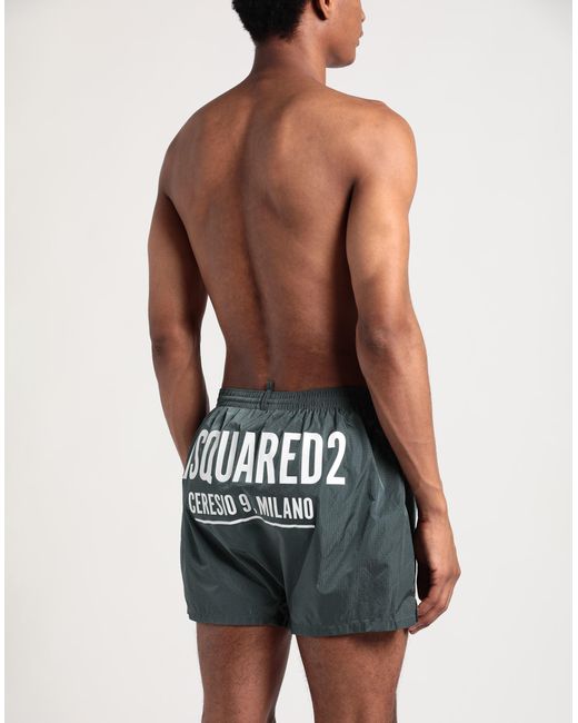 DSquared² Swim Trunks in Grey for Men | Lyst UK