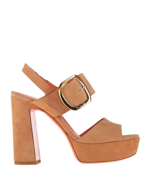 Santoni Sandals in Brown | Lyst