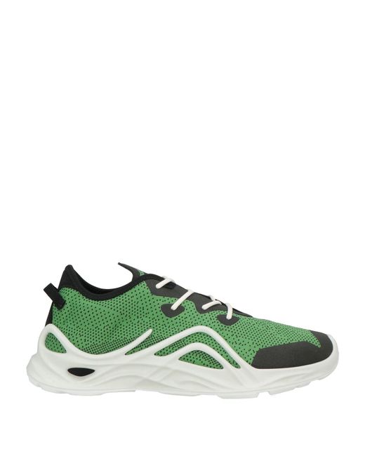Ecco Sneakers Textile Fibers in Green for Men | Lyst