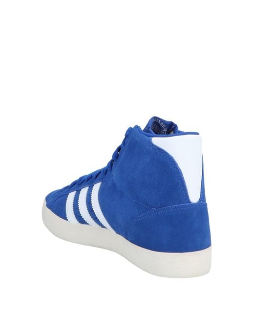 Blue Adidas High Top Sneakers