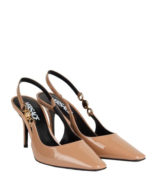 Versace Blush Pumps Calfskin in Pink | Lyst UK