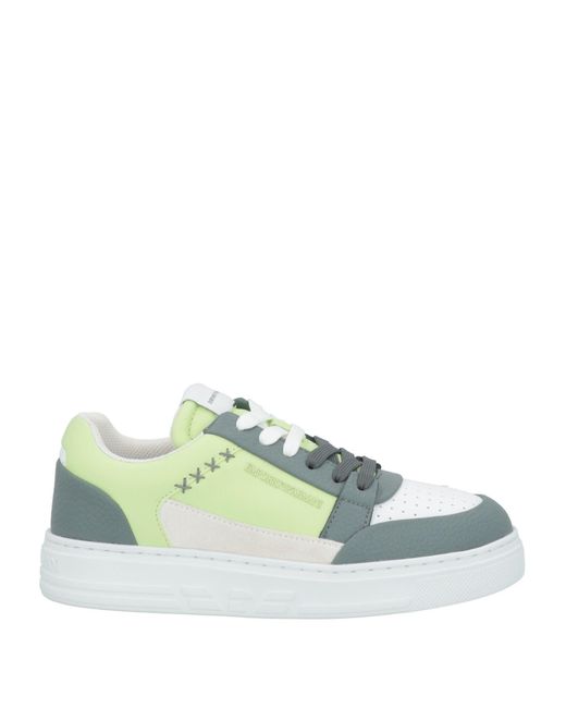 Emporio Armani Trainers in Green | Lyst