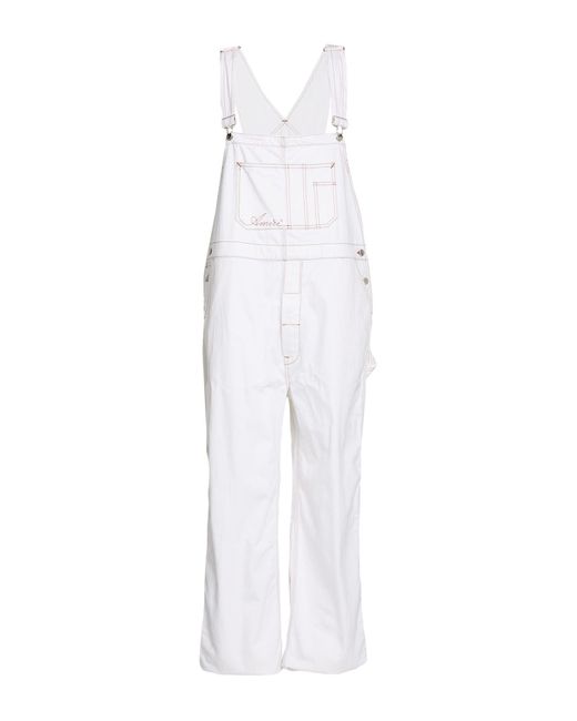 Amiri Overalls Cotton in White for Men | Lyst