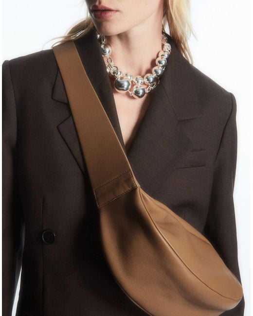 COS Cross-body Bag in Natural | Lyst