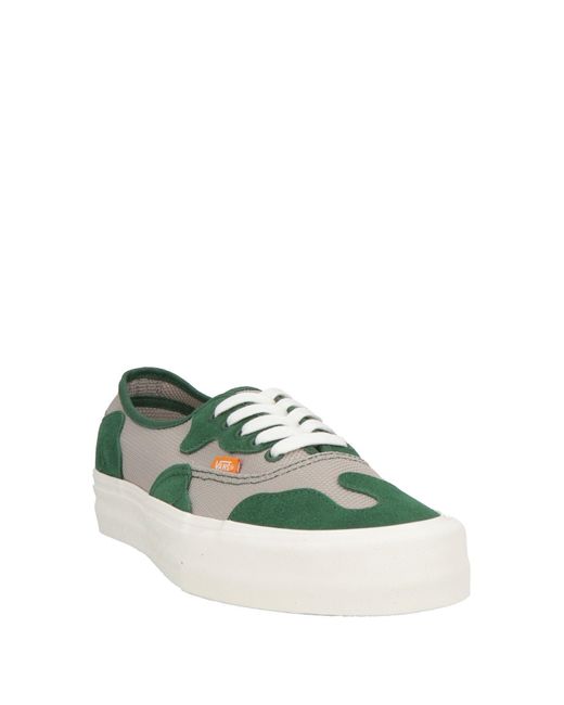 Vans Vr3 Cush Sneakers Leather, Textile Fibers in Green for Men | Lyst