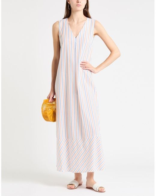 Caliban Maxi Dress Cotton in White | Lyst UK