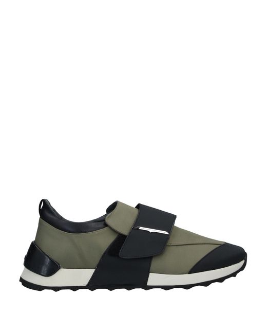 Alberto Guardiani Military Sneakers Textile Fibers, Soft Leather in ...