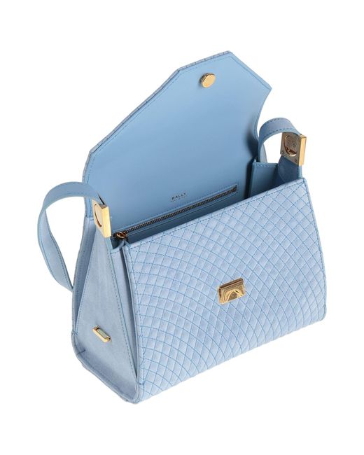 Bally Light Shoulder Bag Leather in Blue | Lyst