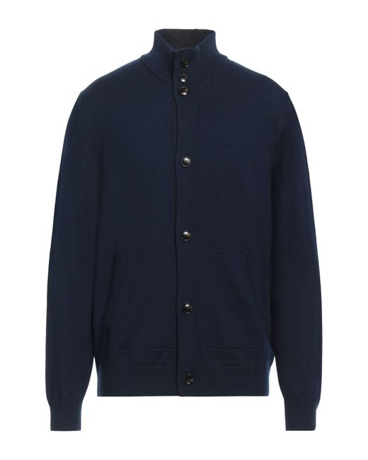 Arnaldo Adiansi Midnight Cardigan Merino Wool in Blue for Men | Lyst UK