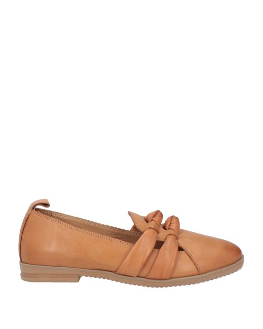 Evoca Loafers Leather in Brown | Lyst
