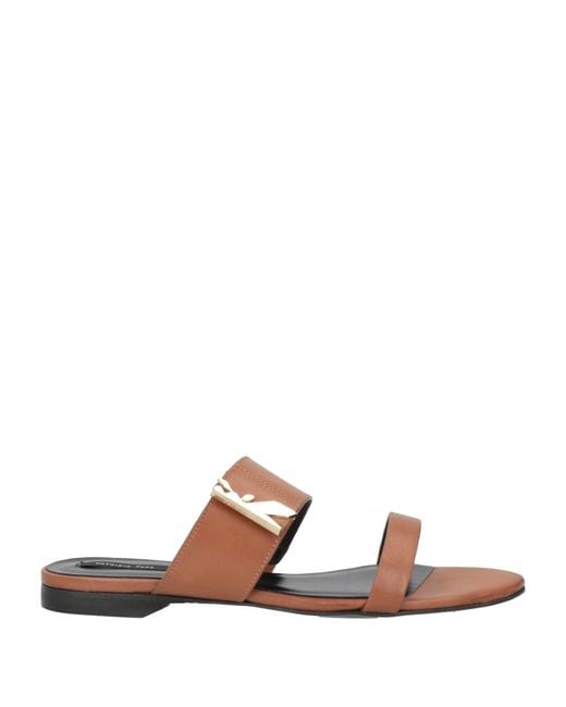 Patrizia Pepe Sandals in Brown | Lyst UK