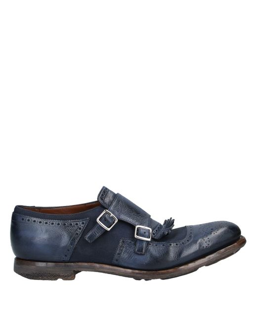 Church's Midnight Loafers Soft Leather, Textile Fibers in Blue for Men ...