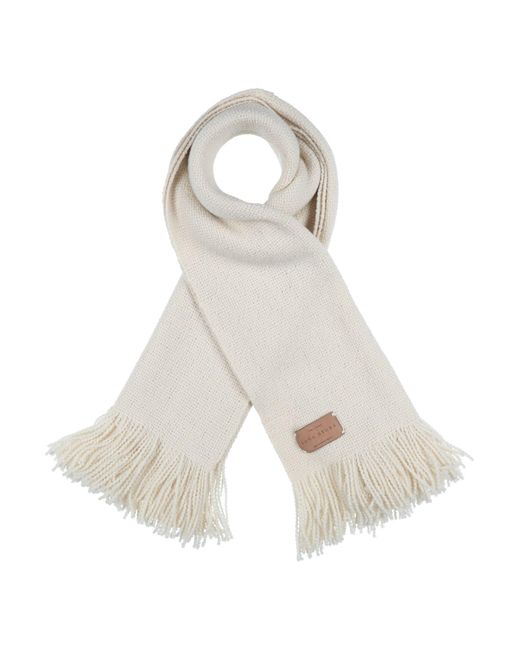 LANA NEGRA Cream Scarf Merino Wool in White | Lyst