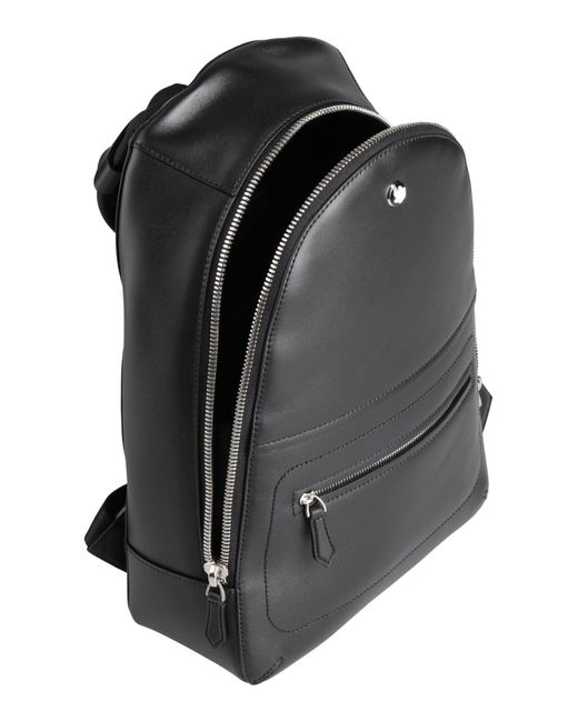Montblanc Backpack Cow Leather in Black | Lyst UK