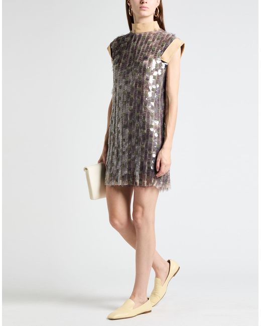 Tela Mini Dresses in Grey | Lyst UK
