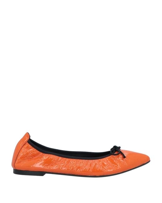 Daniele Ancarani Ballet Flats in Orange | Lyst