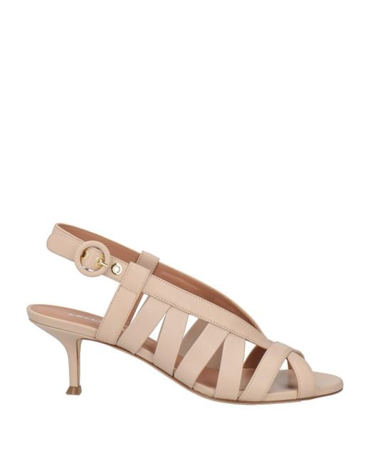 Lella Baldi Sandals in Natural | Lyst UK