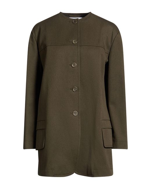 Max Mara Sfilata Military Jacket Cotton in Green | Lyst UK