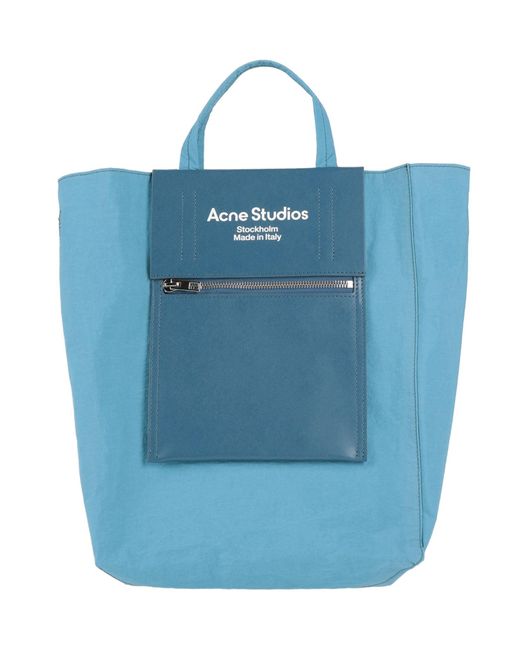 Acne Studios Azure Handbag Nylon, Calfskin in Blue for Men | Lyst