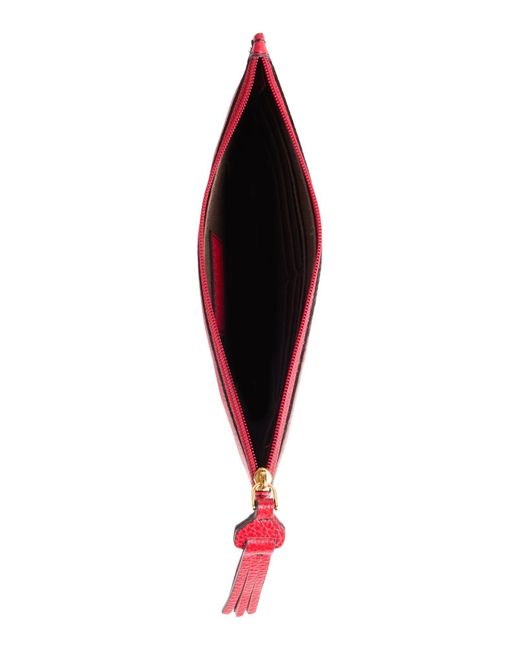 The Bridge Pouch Leather in Red | Lyst