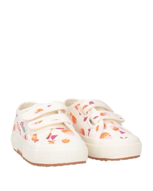 Superga 2750 Kids Straps Candy Fish Sneakers Textile Fibers in Pink | Lyst