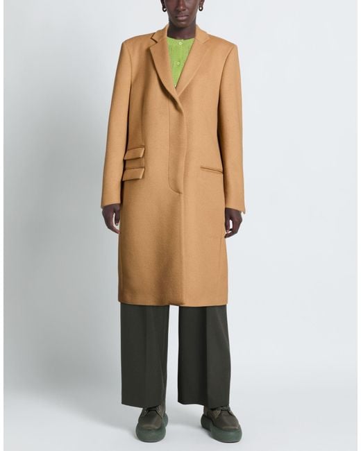 JACOB LEE Coats in Natural | Lyst UK