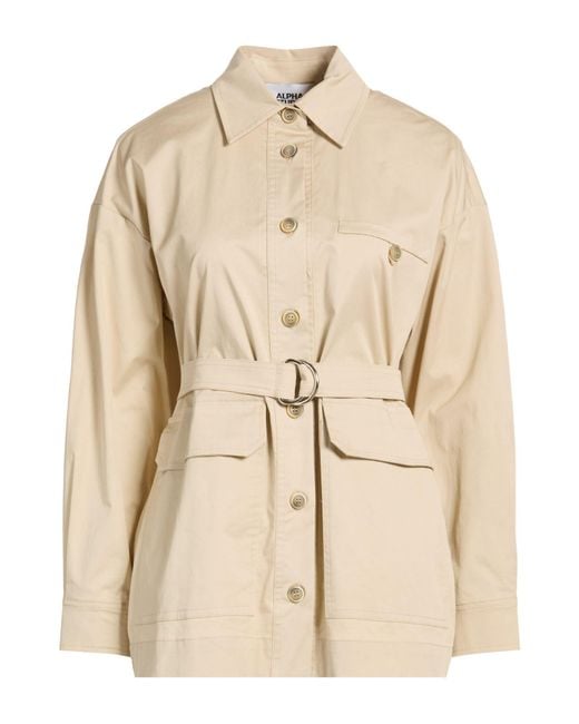 Alpha Studio Jacket in Natural | Lyst UK