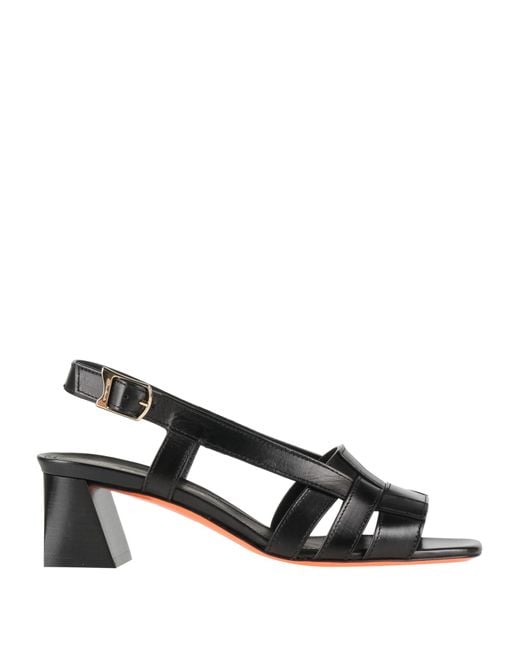 Santoni Sandals in Black | Lyst