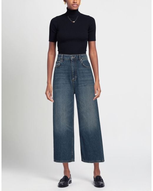 Rebel Queen Jeans Cotton in Blue | Lyst UK