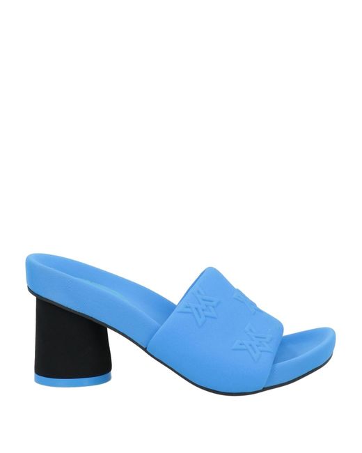 Vic Matié Azure Sandals Textile Fibers in Blue | Lyst