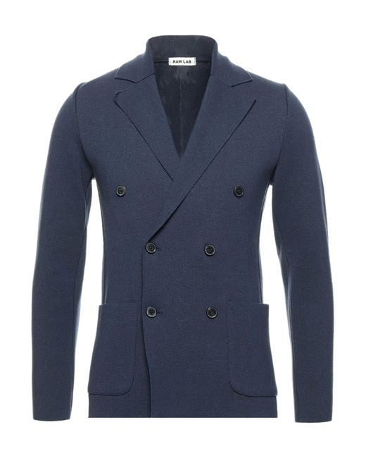 RAW LAB Blazer in Blue for Men | Lyst