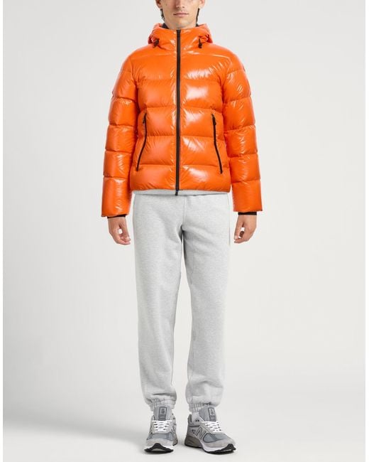 People Of Shibuya Puffer in Orange for Men | Lyst UK