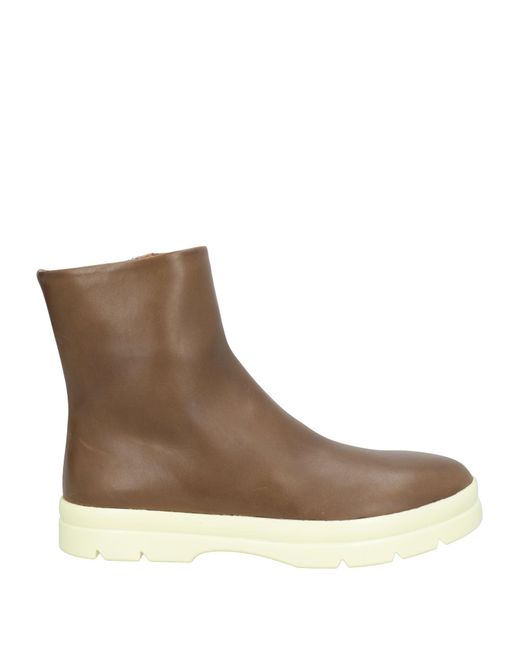 The Row Ankle Boots Leather in Brown for Men | Lyst