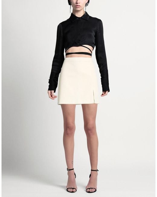 True Royal Mini Skirts in Natural | Lyst UK
